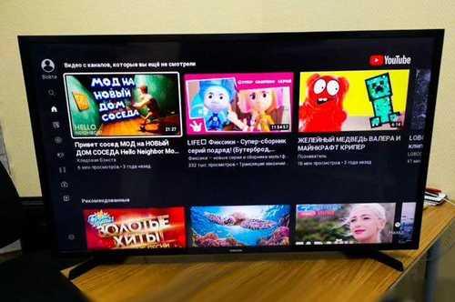 Свежий Smart tv Телевизор Samsung 40" с wifi