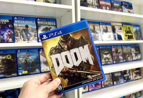 Игровой диск ps4 ps5 Doom / Дум