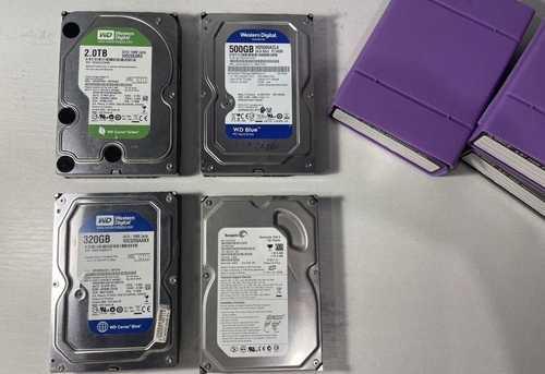 Жесткие диски WD и Seagate