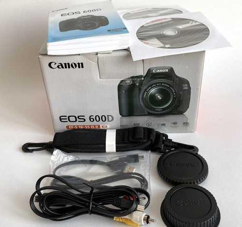 Коробка Canon600D инструкция установочные диски