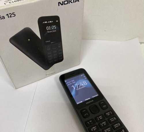 Сотовый телефон Nokia 125 черный(26913) C