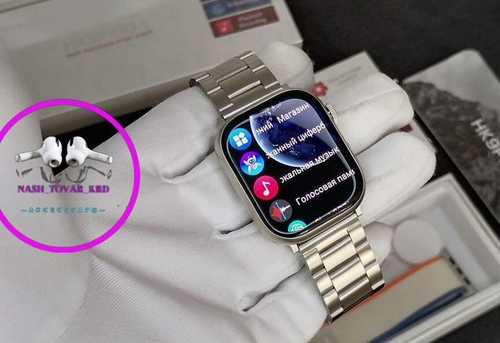 Смарт часы Apple watch 9 45mm /hk 9 Pro plus+ремеш