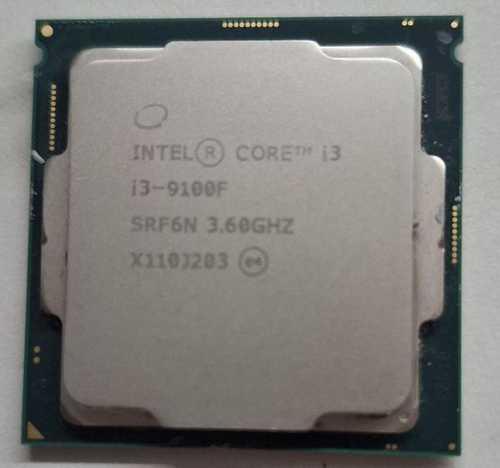 Процессор Intel core i3 9100f