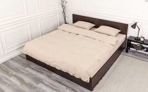 Кровать с матрасом 200х200 Марс евро