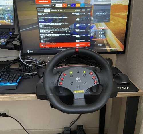 Руль logitech momo racing