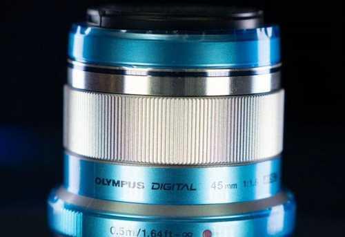 Объектив Olympus M.zuiko digital 45mm F1.8 Silver
