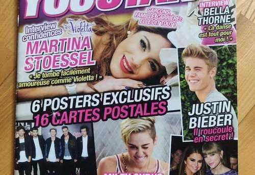 Martina Stoessel Miley Cyrus 1d журнал Франция