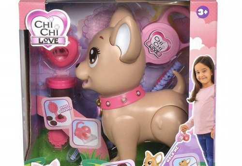 Новая игрушка Chi Chi Love Собачка с поводком