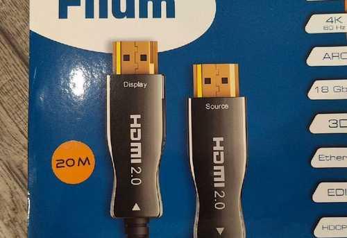 Кабель hdmi Filum hdmi FL-AOC-hdmi2.0-20M