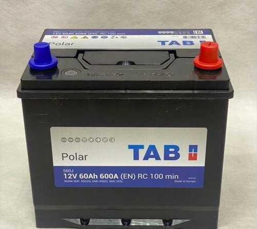 Автомобильный аккумулятор Tab 60 о/п asia