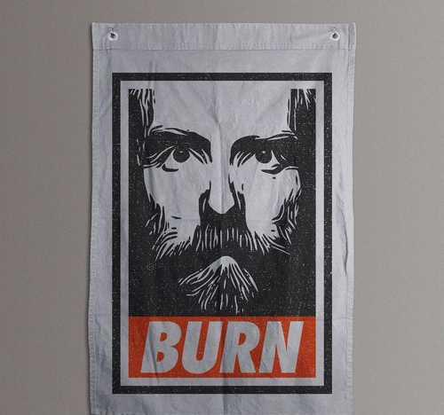 Флаг Полотно Гобелен настенный Burzum Varg