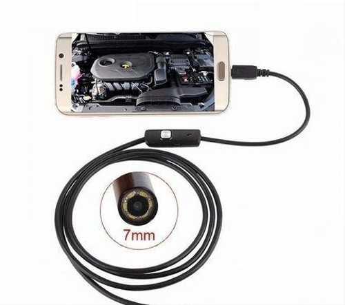 Камера - гибкий эндоскоп USB (Micro USB), 5м