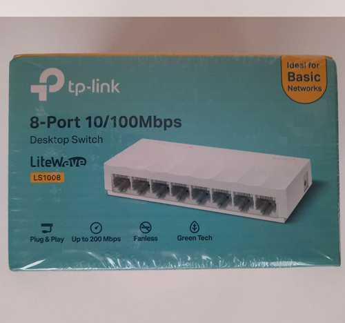 Коммутатор TP-Link LS1008 (Новый, гарантия)