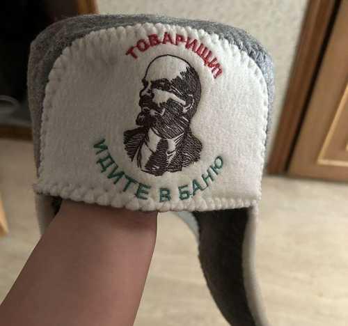Банная шапка из войлока