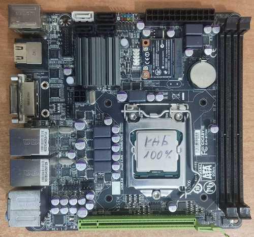 Мат. Плата: Gigabyte GA-B75N сокет 1155 ddr3x2