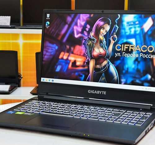 Игровой Gigabyte 15.6" IPS i5-11th 16Gb RTX 3060 5