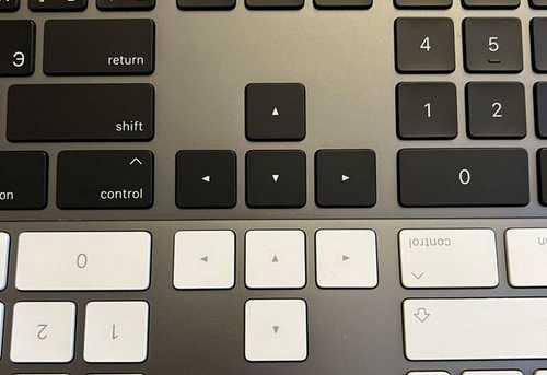 Black/white apple magic keyboard A1843 клавиатура