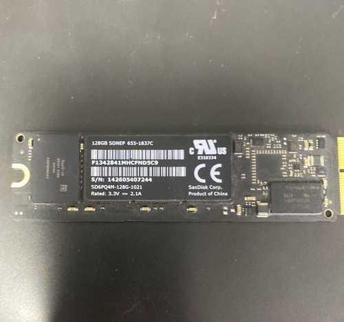 SSD накопитель 128Gb sdnep 655-1837C на MacBook