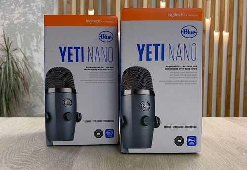 USB микрофон Blue Yeti Nano, серый