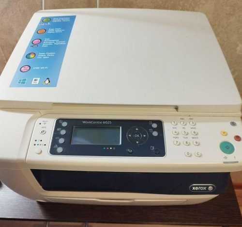 Продам цветной лазерный мфу xerox workcentre 6025