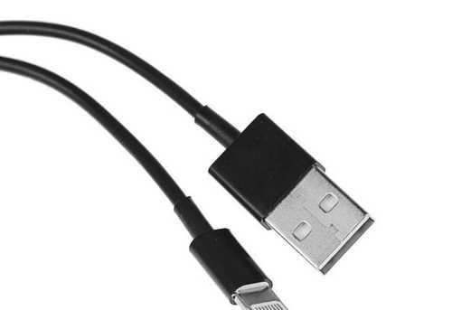 Кабель Mirex, Lightning - USB, 1 метр, черный
