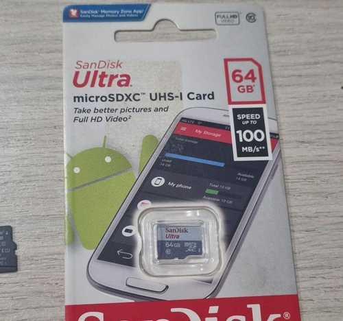 Карта памяти microsd 512gb и 64gb