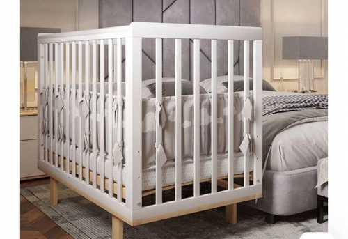 Детская кроватка 120х60 белая