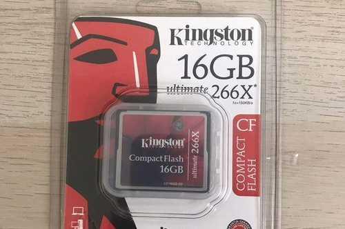 Карта памяти Kingston CompactFlash 16gb