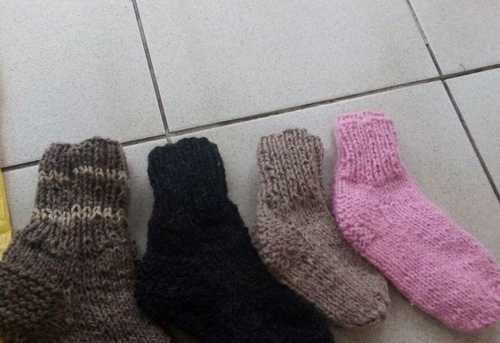 Теплые вязанные носки для детей
