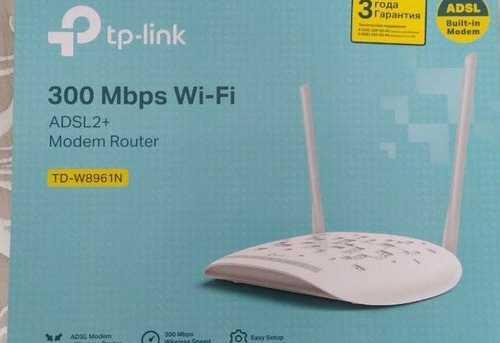 Wi-fi роутер TP link adsl2+ 300Mbps