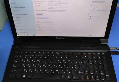 15.6" Lenovo B590, 120 ГБ, Core i5-3230M, RAM 6 ГБ, GeForce GT 610M 1 ГБ