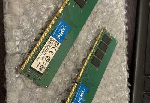 Оперативная память ddr4 16gb crucial 2666