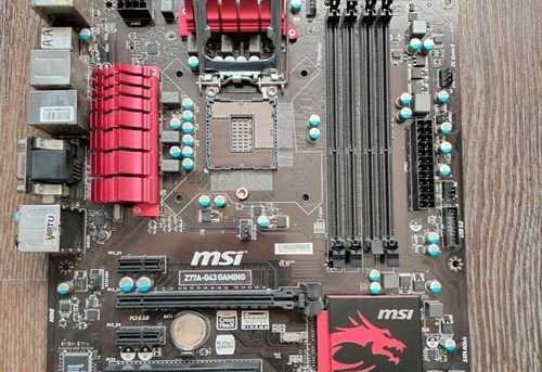 MSI Z77A-G43 gaming сокет 1155