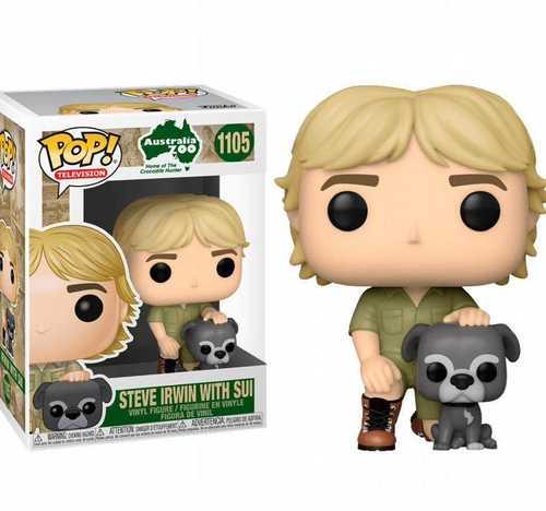 Фигурка Funko POP Television: Australia Zoo - Steve Irwin with Sui Vinyl Figure