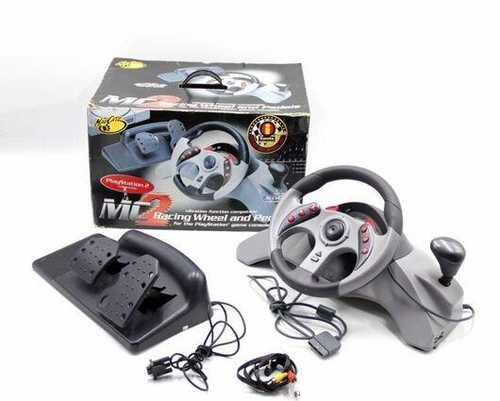 Руль MC Racing Wheel and Pedals для PS2