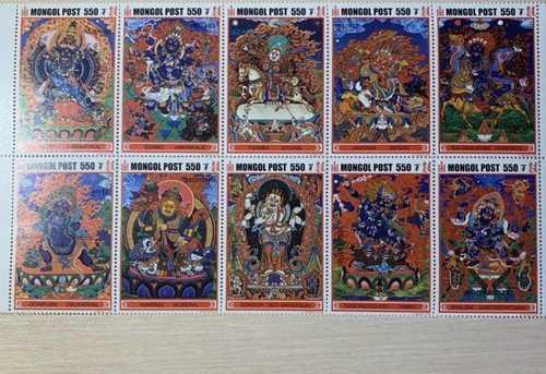 Сувенирный набор марок Монголия