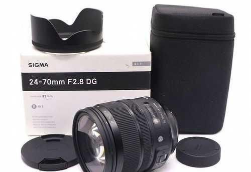 Sigma AF 24-70mm F2.8 DG DN Art Nikon F в упаковке