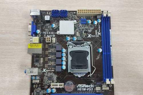 Материнская плата AsRock s1155 H61M-VG3