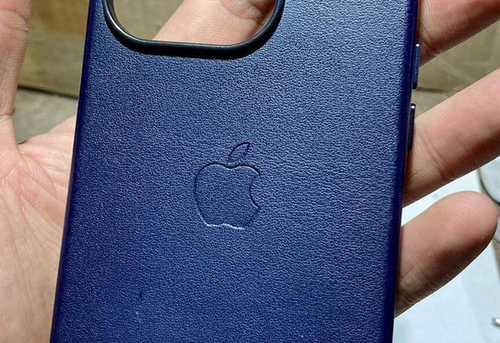 Чехол на iPhone 14 pro Leather Case
