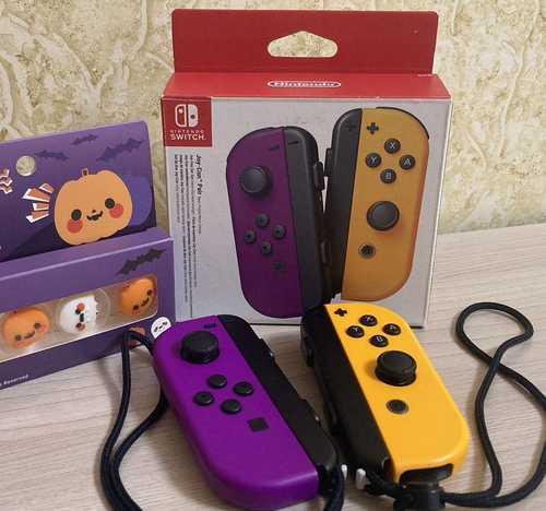 Nintendo switch joy con / neon purple orange