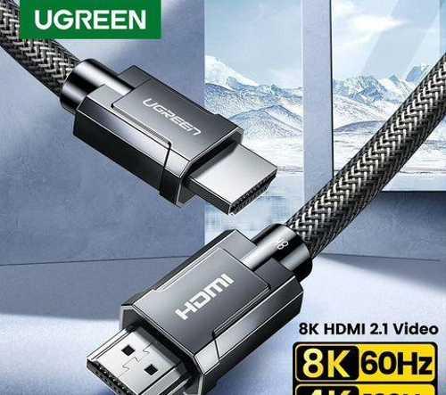 Кабель Ugreen 8K hdmi 2.1 Новый 2м