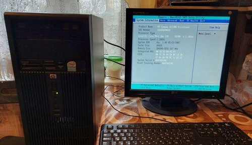 Компьютер HP 2х ядерный с монитором