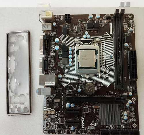 Материнская плата, процессор i5-7400, LGA 1151