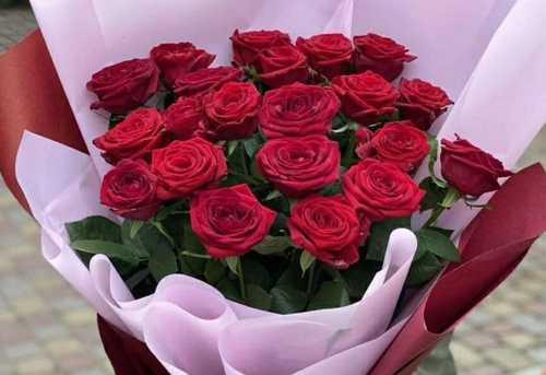Цветы,25 роз премиум сорта /доставка/Новосибирск