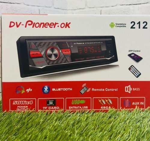 Автомагнитола с блютузом Dv- Pioneer.ok 212