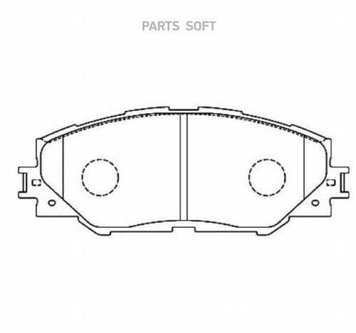 Колодки тормозные дисковые передние подходят для Toyota RAV4 05 AN-732K,AN732K,akebono