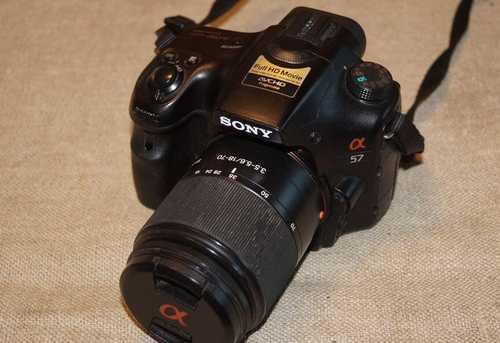 Sony A57 kit 34400 кадров + сумка Доставка