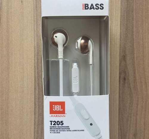 Проводные наушники JBL T205