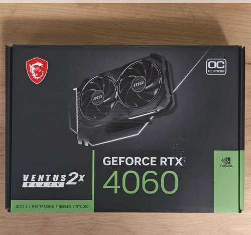 MSI GeForce RTX 4060, Ventus 2X Black