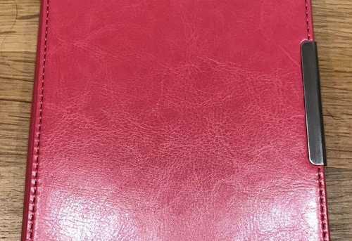 Магнитный чехол для Pocketbook 622 ярко розовый